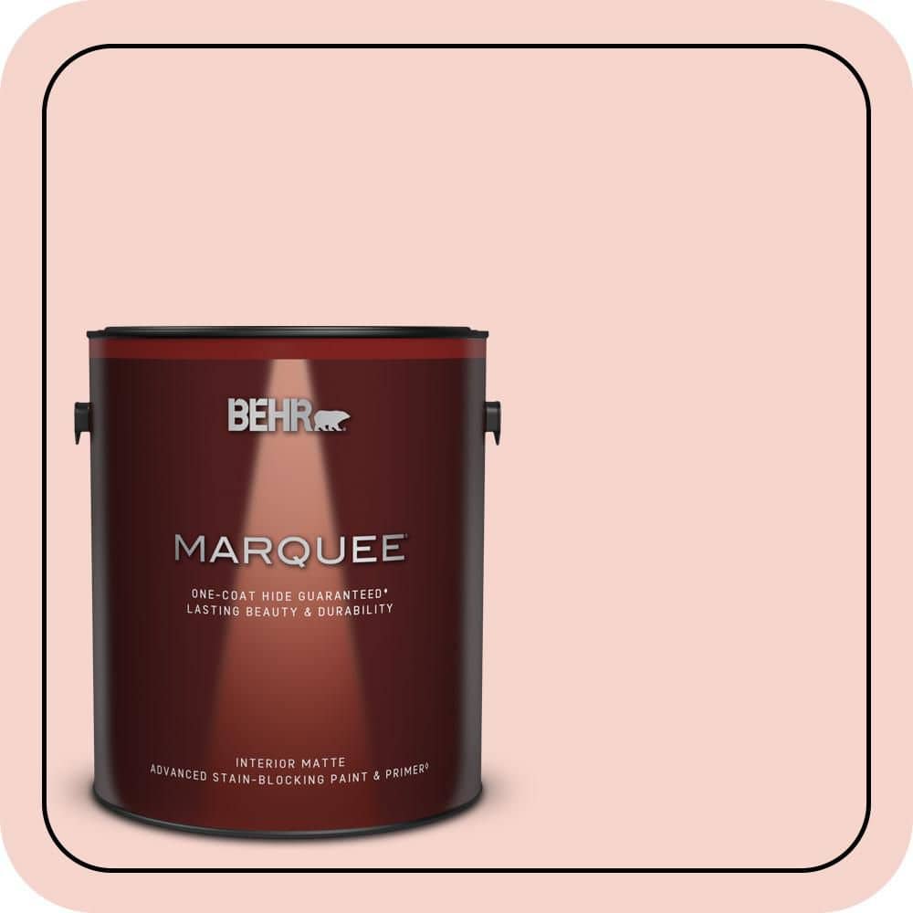BEHR MARQUEE 1 gal. #M170-1 Pink Elephant Matte Interior Paint & Primer ...
