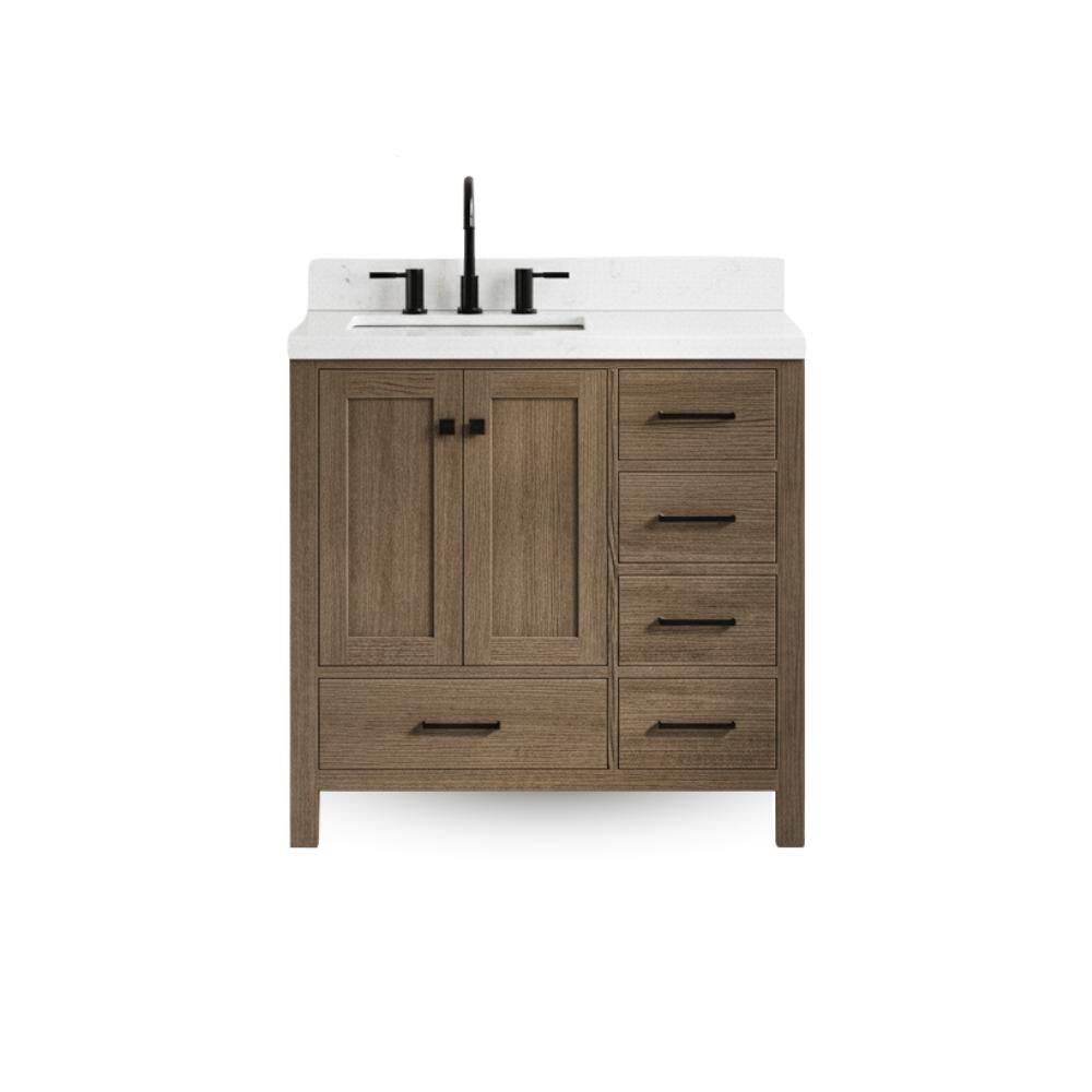 Reviews for ARIEL Cambridge 36 in. W x 22 in. D x 36 in. H Single Sink ...