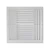 12 in. x 12 in. Plastic 4-Way Ceiling Register in White RGC1212 - The ...