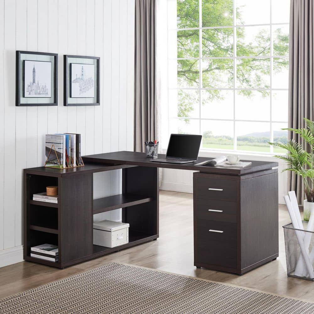 Have a question about HOMESTOCK 24 in. L-Shaped Desk with Drawers ...