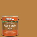 BEHR 1 gal. #320A-3 Cornsilk Solid Color House and Fence Exterior Wood ...