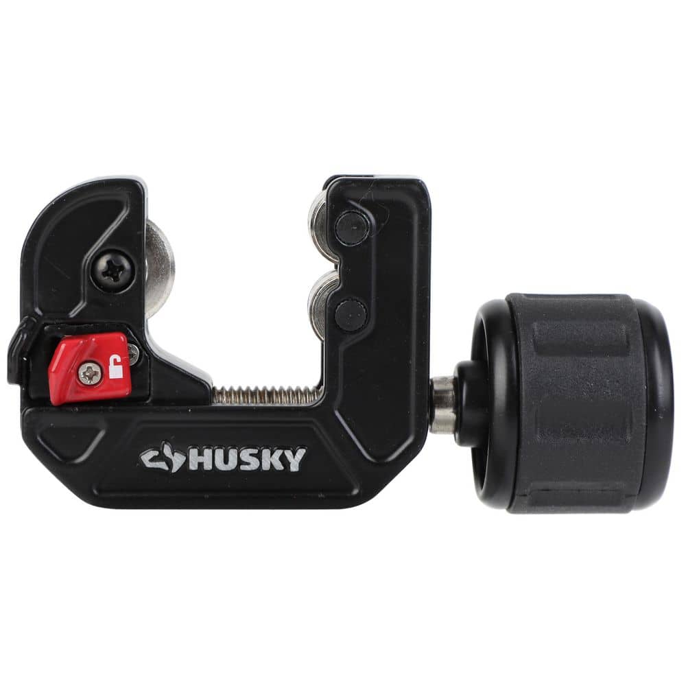 Husky 1-1/8 in. Mini Tubing Cutter with Quick Release for Copper, Brass ...