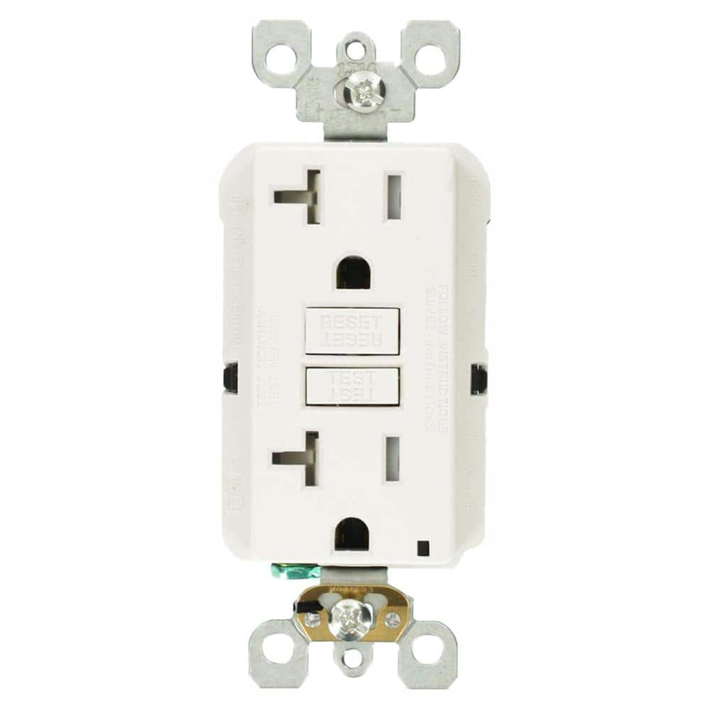 Leviton 20 Amp Self-Test SmartlockPro Slim Duplex GFCI, 44% OFF