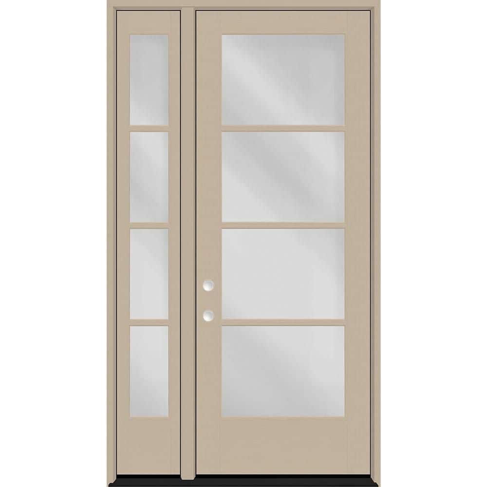 Steves & Sons Legacy 51 in. x 96 in. Icon 4L Modern ClearGlass RHIS ...