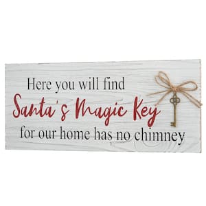 National Tree Company 16 in. Holiday Wall Sign MZC-K19B033-1 - The Home ...