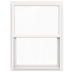 JELD-WEN 36 in. x 42 in. V-4500 Series White Single-Hung Vinyl Window ...