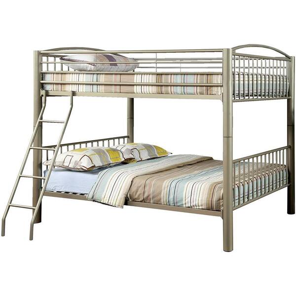 William's Home Furnishing Lovia Full/Full Bunk Bed in Metallic Gold Finish CM-BK1037F - The Home ...