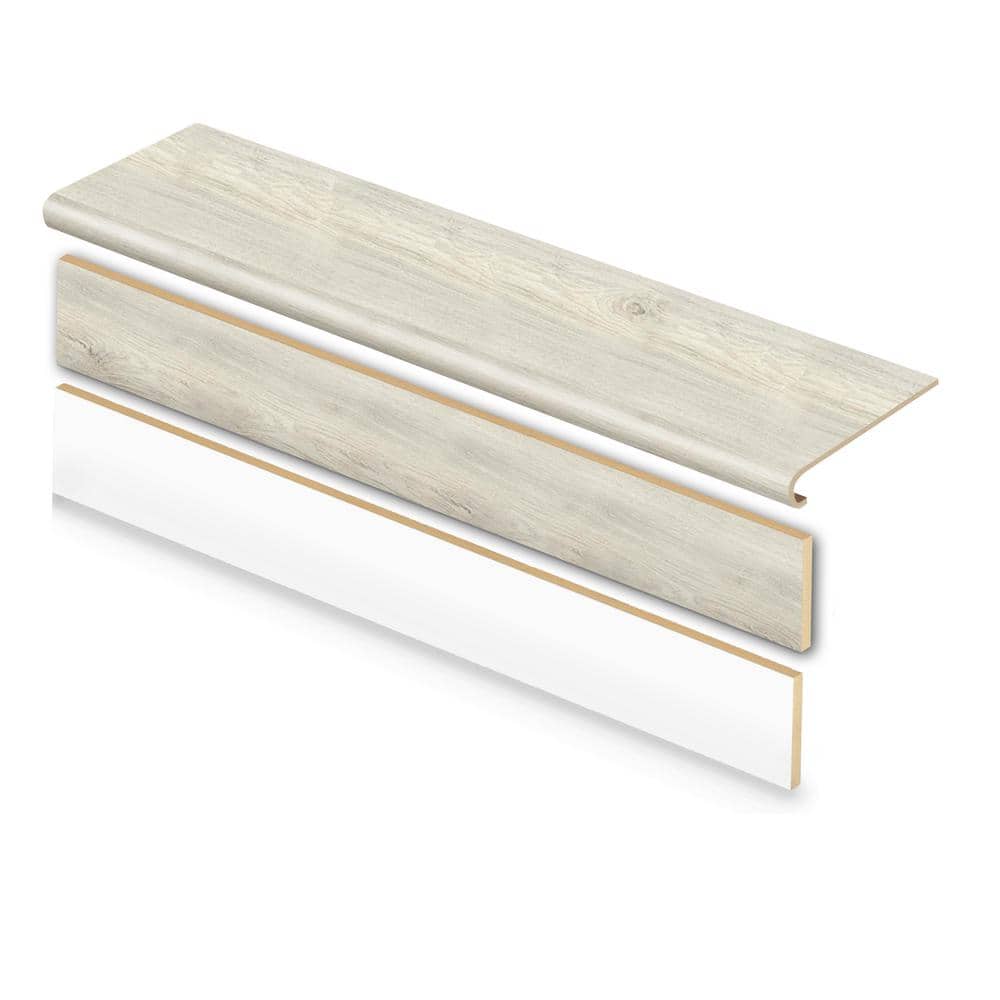 Cap A Tread Chiffon Lace Oak/Vale View Oak 47 in. L x 12.15 in. W x 42. ...