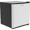 Honeywell 1.6 cu. ft. Compact Refrigerator in Stainless Steel with ...