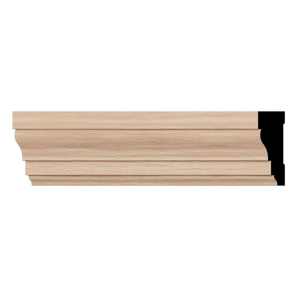 Ekena Millwork WM366 0.69 in. D x 2.25 in. W x 96 in. L Wood (Red Oak ...
