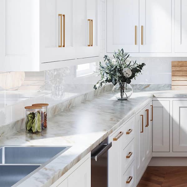 Hampton Bay 10 ft. Straight Laminate Countertop in Textured Drama ...