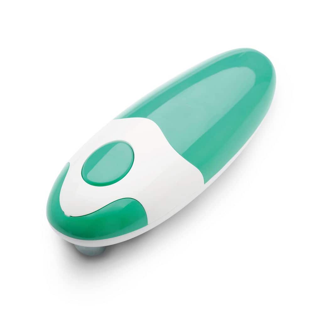 Wudkey Mini Stainless Steel Auto Electric Can Opener in Green, 3-Step ...