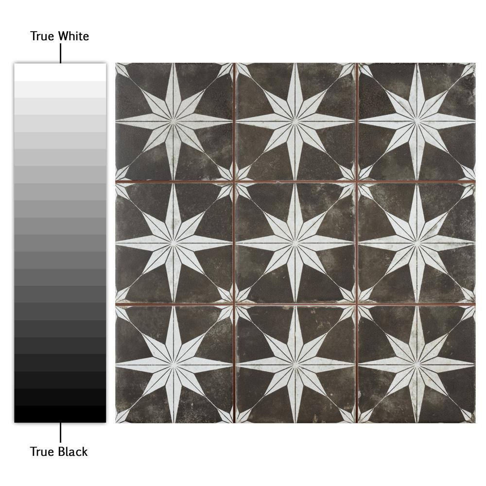 Buy Harmonia Kings Star Night 13 in. x 13 in. Ceramic Floor and Wall ...