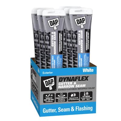 Amerimax Home Products 5 in. x 10 ft. White Vinyl K-Style Gutter M0573