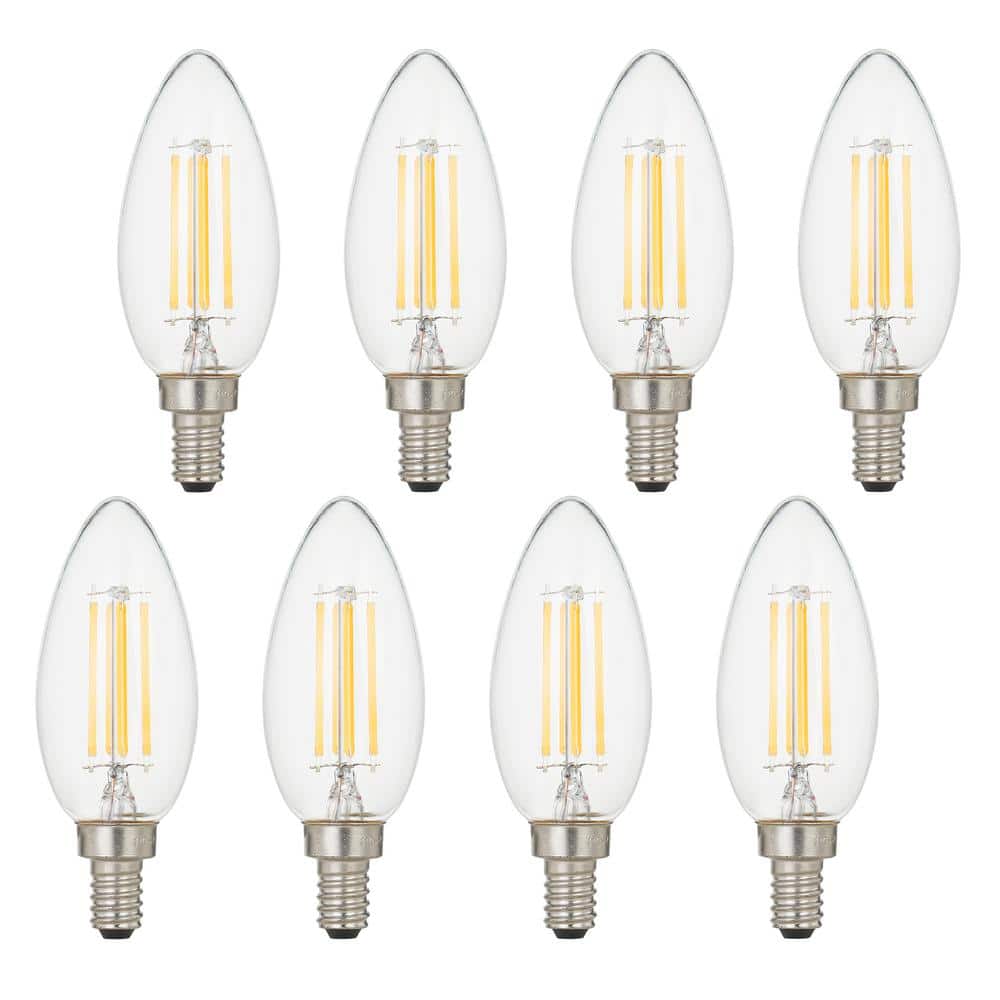 ARTIVA Dimmable Filament 40-Watt Equivalent 2700K E12 B11 LED ... ARTIVA Dimmable Filament 40-Watt Equivalent 2700K E12 B11 LED ...
