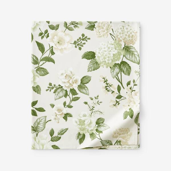 The Company Store Legends Hotel Green Multi Blooming Flowers Wrinkle ...