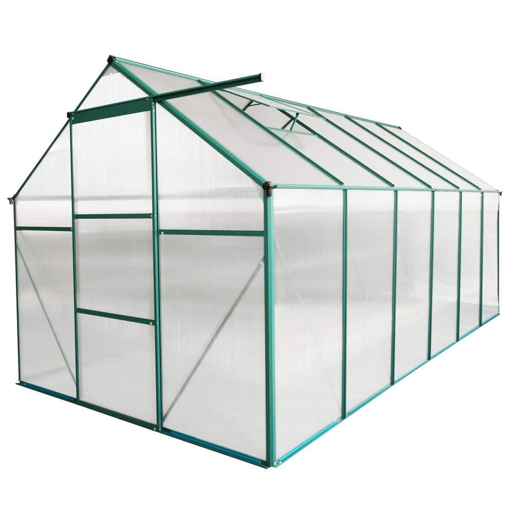 Storhaus 74 in. W x 146 in. D x 76 in. H Polycarbonate Greenhouse with ...