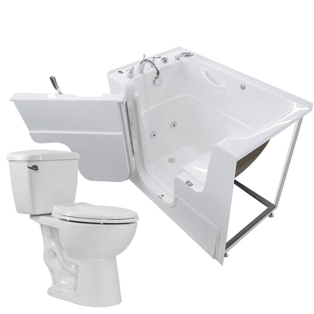 Universal Tubs Wheelchair Accessible 53 in. Walk-In Whirlpool Bathtub ...