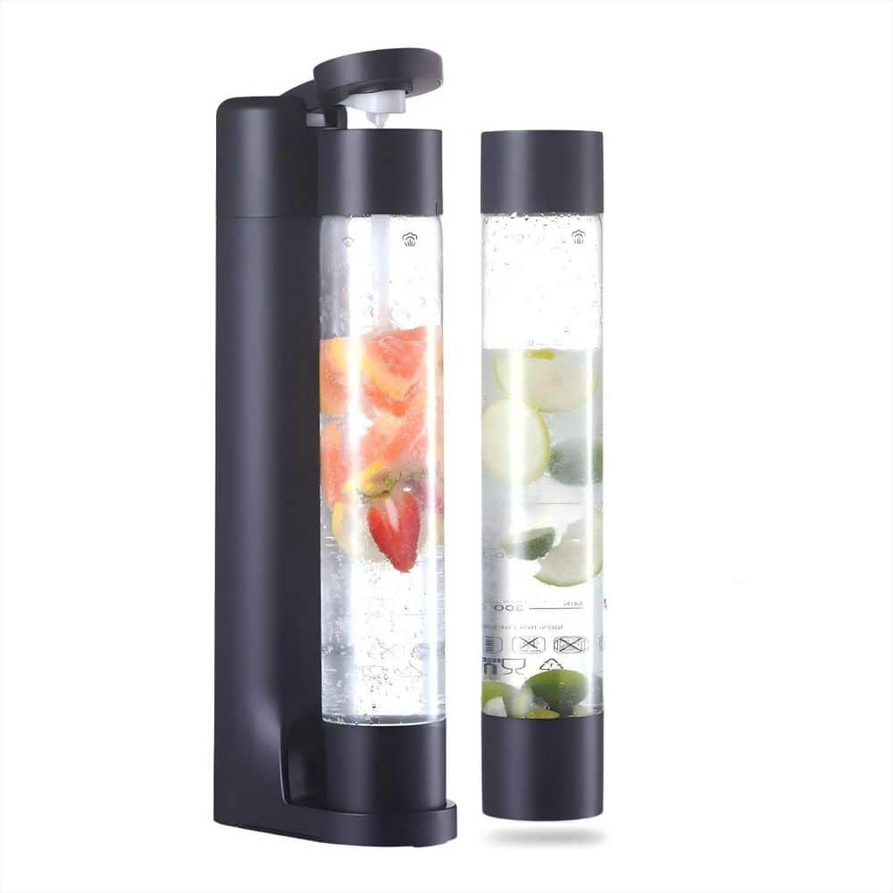 Wudkey Sparkling Water Machine Soda Maker with 2 BPA Free Bottles ...