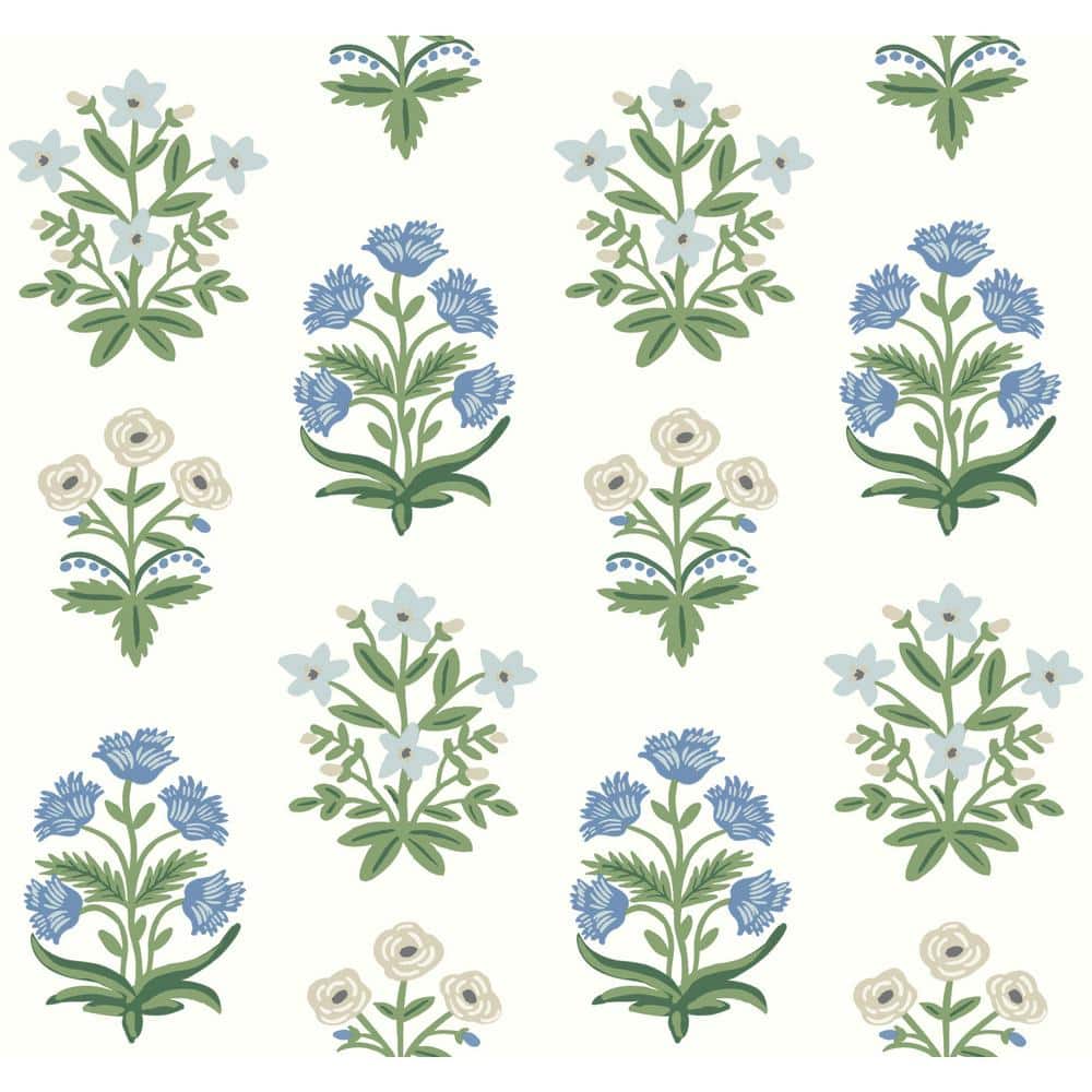 Reviews for RIFLE PAPER CO. Mughal Rose Unpasted Wallpaper (Covers 60. ...
