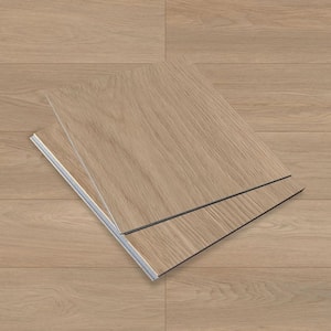 DOTFLOOR Take Home Sample-Light Oak 20 Mil Click Lock Waterproof SPC ...