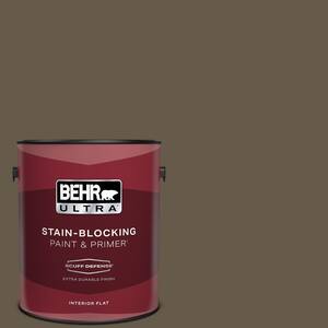 BEHR MARQUEE 1 gal. #740D-7 Frontier Shadow Flat Exterior Paint ...