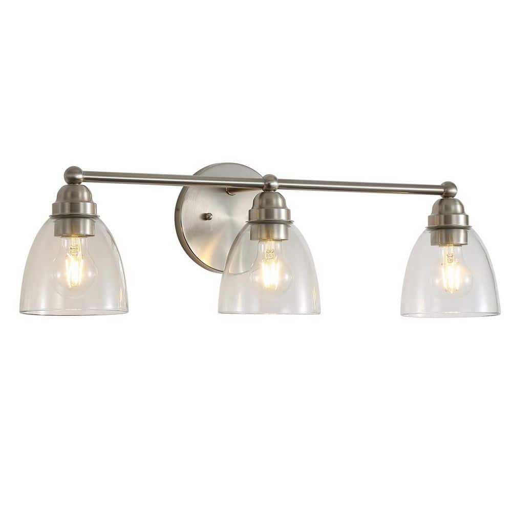 VEVETTA 26.2 in. Modern 3-Light Bathroom Vanity Light, Wall Light with ...