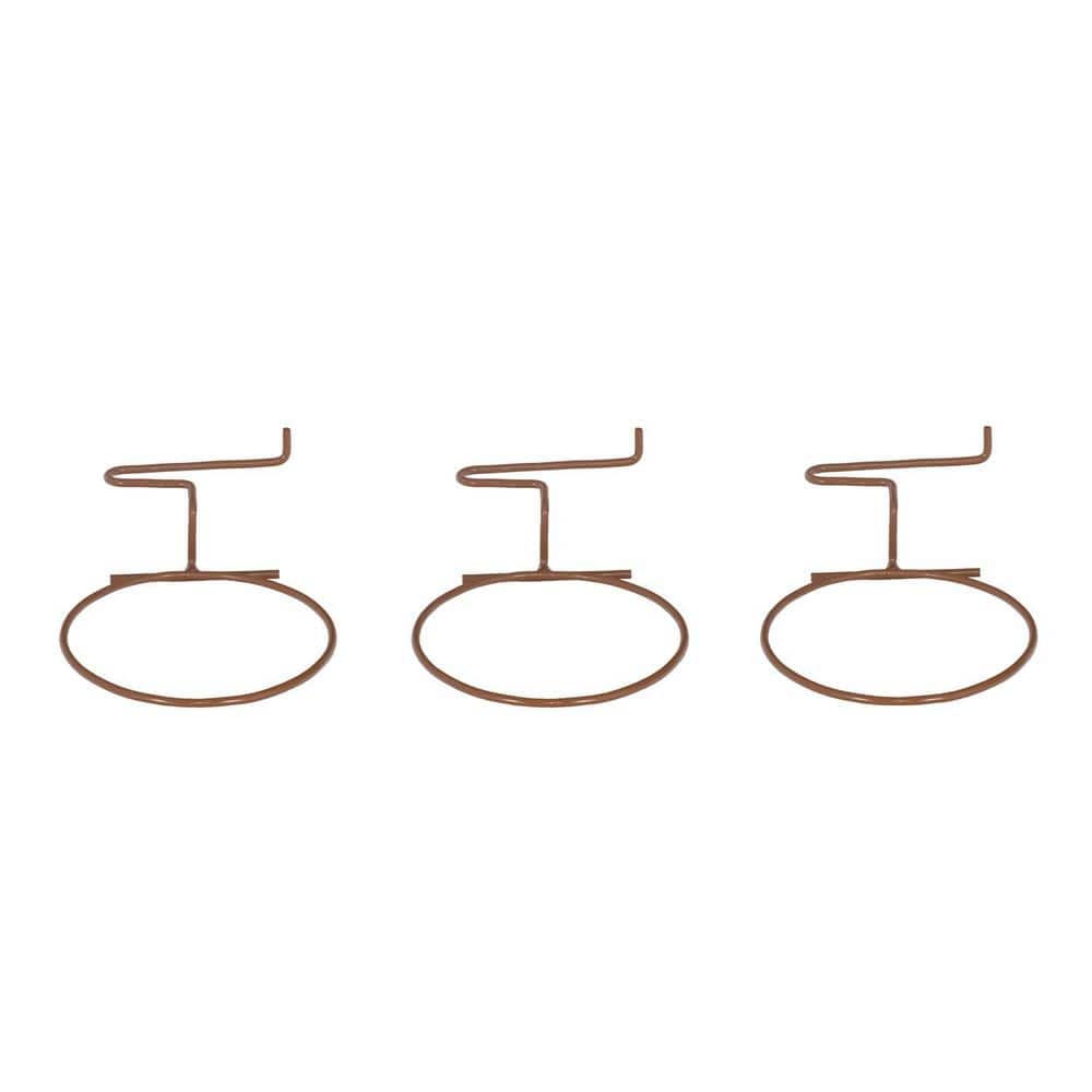 MPG Set of 3 Metal Short Fence Pot Hanger-Small MTL2452 - The Home Depot