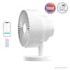 Windmill Smart Whisper-Quiet 8 in. Air Circulator and Desk Fan with 5 ...