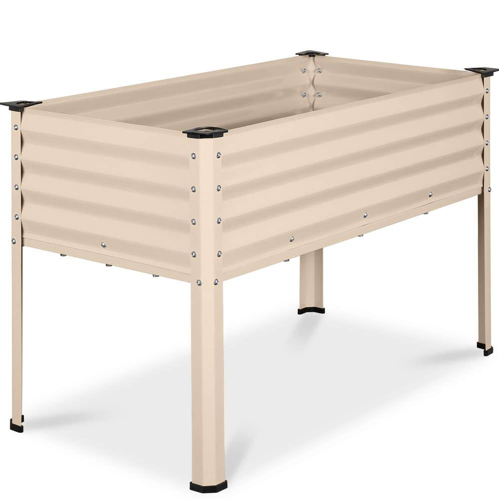 Best Choice Products 48 in. x 24 in. x 30 in. Beige Rectangle ...