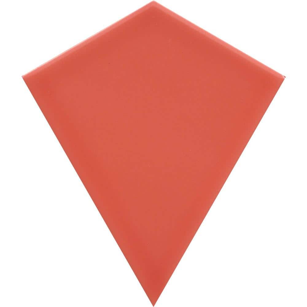 EMSER TILE Skite Ember 6 in. x 7 in. Glossy Ceramic Wall Tile (6.04 Sq ...