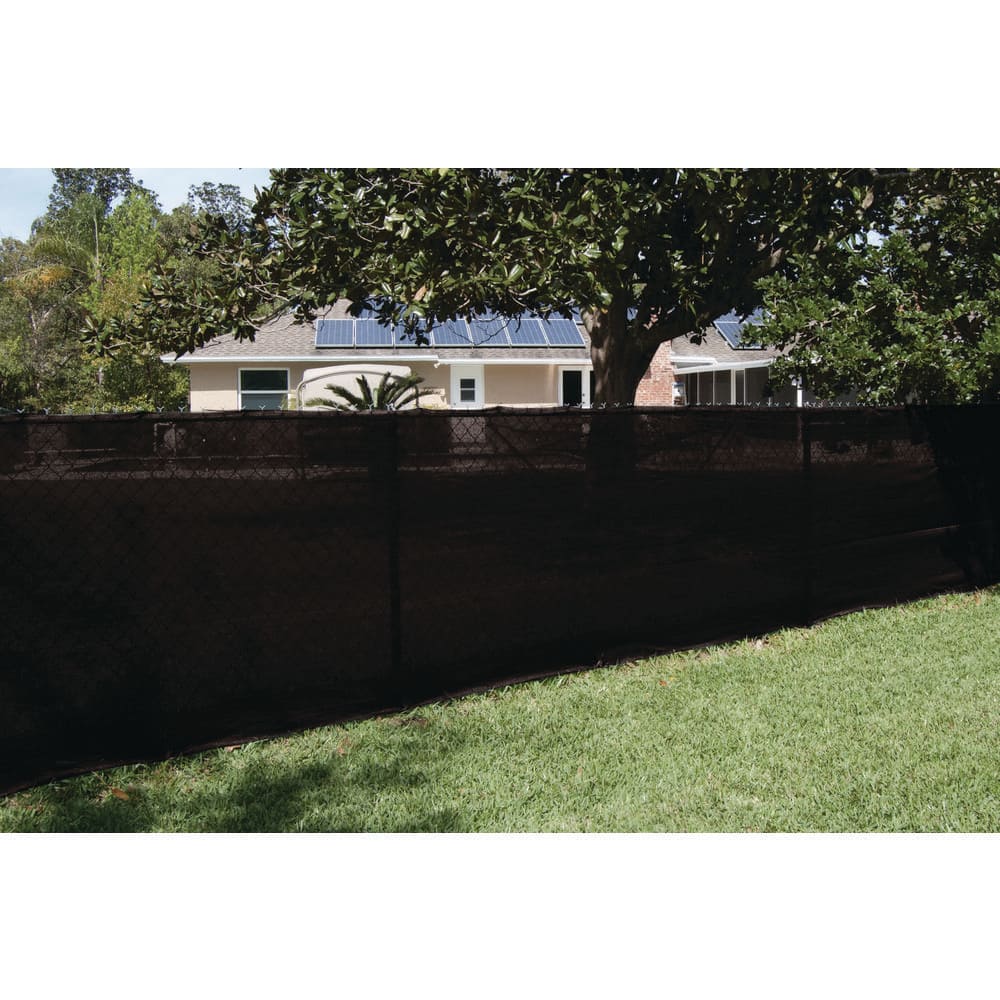Vigoro 4 ft. x 50 ft. Black Privacy Screen PR0016193 - The Home Depot