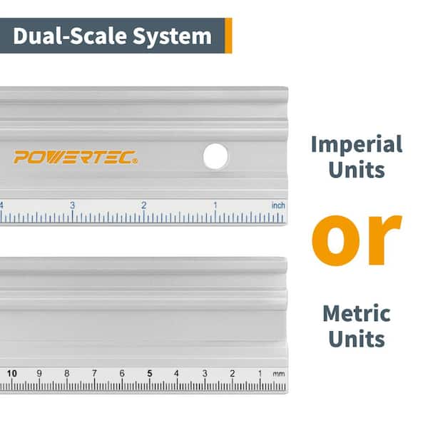 Ruler 12 Inch EBOOT 12 Pack 18 Inch Stainless Steel Rulers - Dual ...