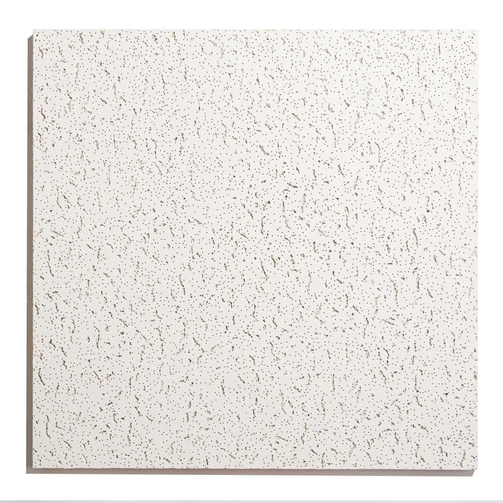 USG Ceilings 2 ft. x 2 ft. Fifth Avenue White Square Edge Lay-In ...