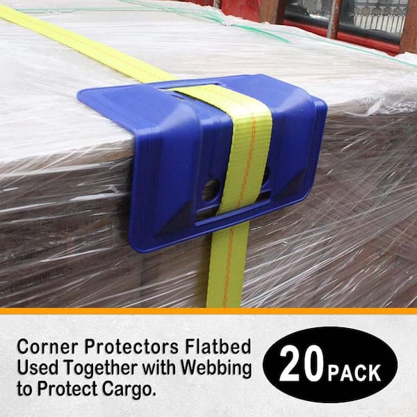 Edge Protectors BISupply White Cargo 20-Pack - Heavy Duty Corner Guards ...