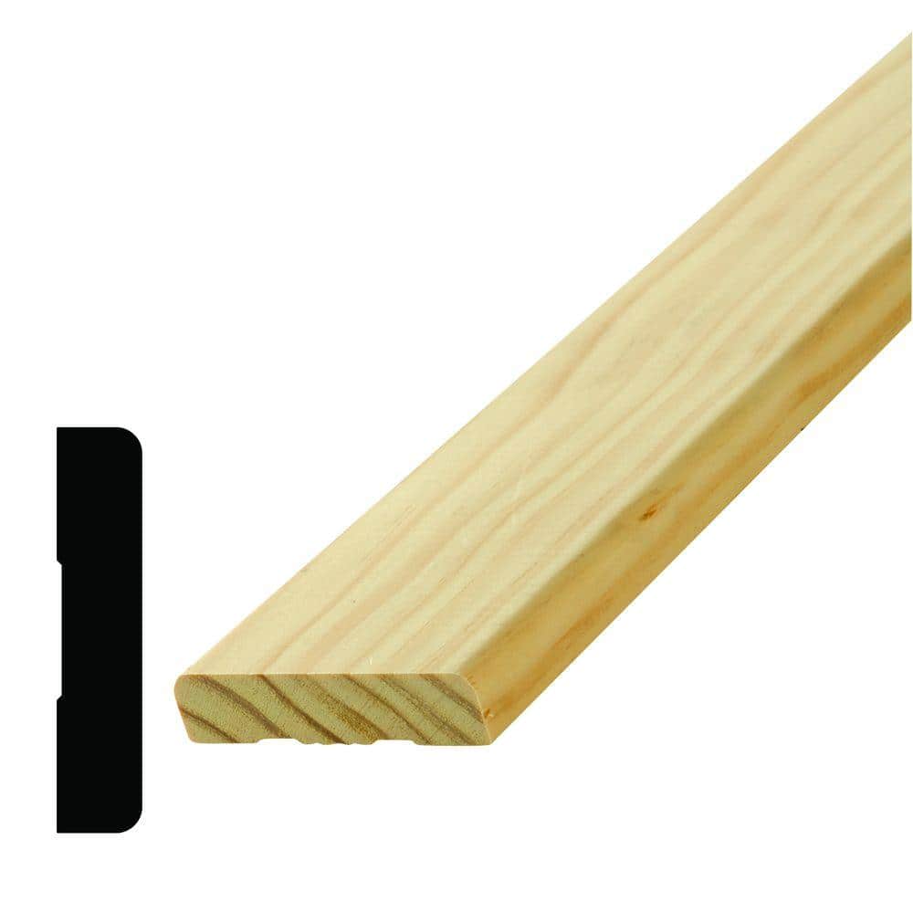 Alexandria Moulding WM 472 9/16 in. x 2-1/2 in. Pine Casing 0W472 ...