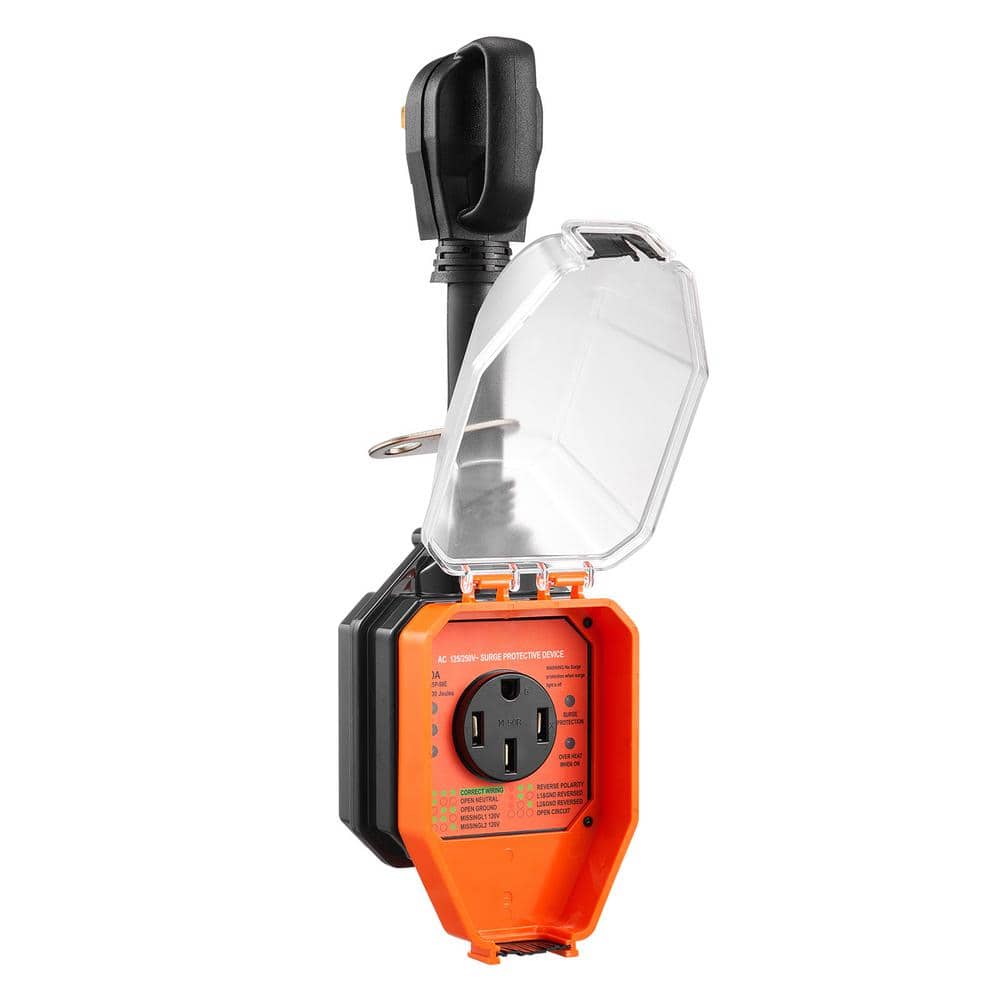SKYSHALO RV Surge Protector, 50 Amp, 4800 Joules RV Voltage Protector ...