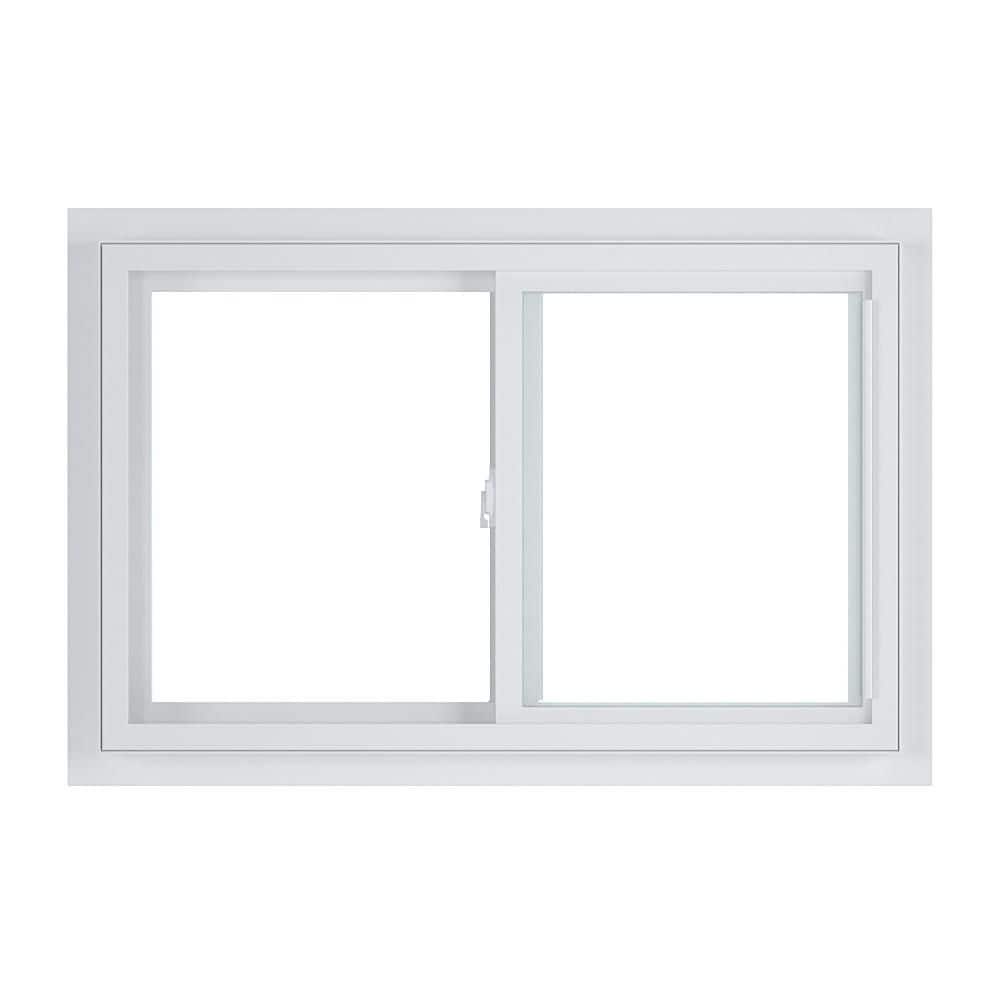 Reviews for American Craftsman 36 in. x 23 in. 50 Series White Sliding ...