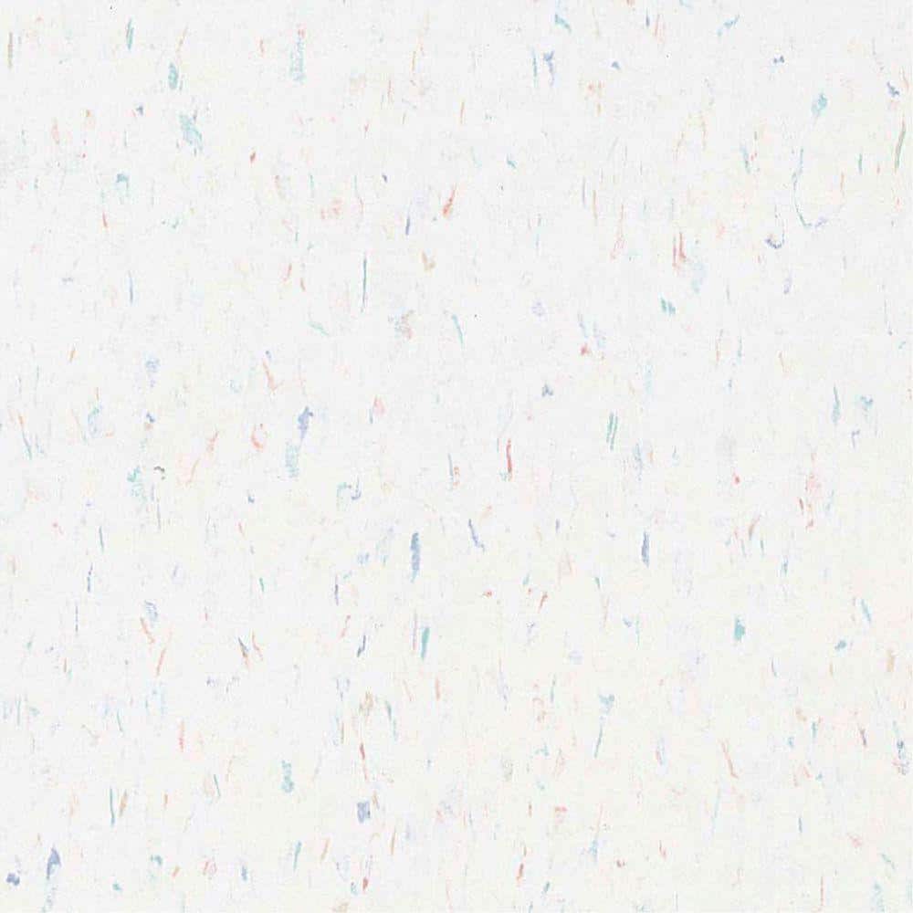 Armstrong Flooring Excelon Multi 12 in. x 12 in. Carnival White Vinyl ...