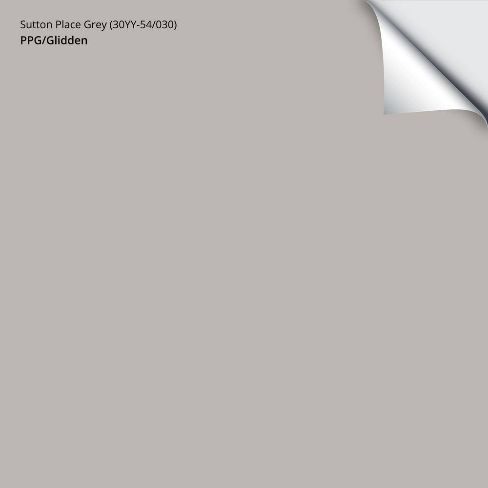 Samplize Match of PPG/Glidden Sutton Place Grey (30YY-54/030): 12 in. x ...