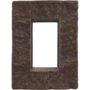 Ply Gem 8.18 in. x 7.18 in. White Large J-Block Mounting Block H ...