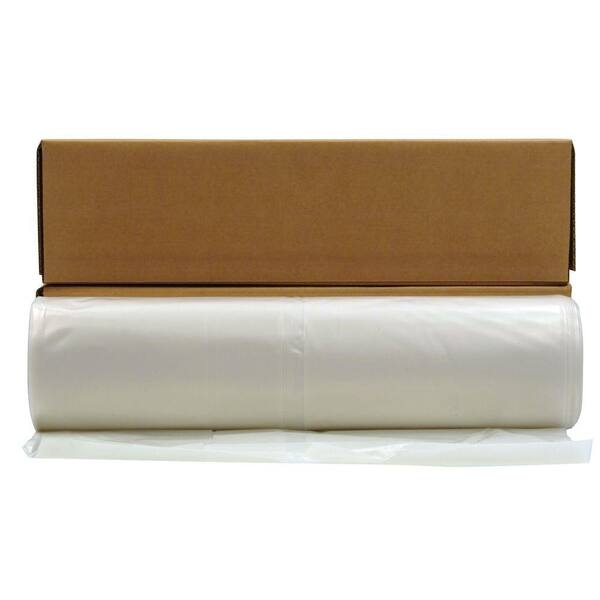 Husky 20 Ft X 100 Ft Black 10 Mil Plastic Sheeting 12 Rolls Pallet