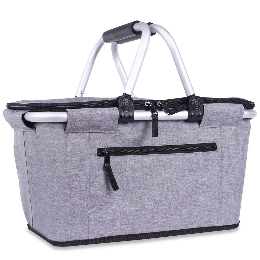 Numhew 1-Piece Polyester Thermal Insulated Picnic Basket Set with ...