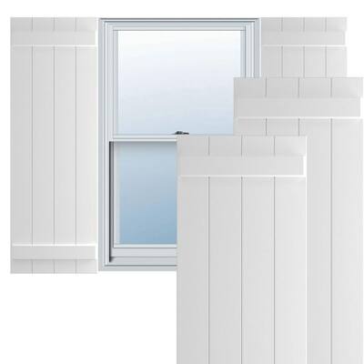 Ekena Millwork Shutter-Brackets for 12 in. Shutters, Clear ...