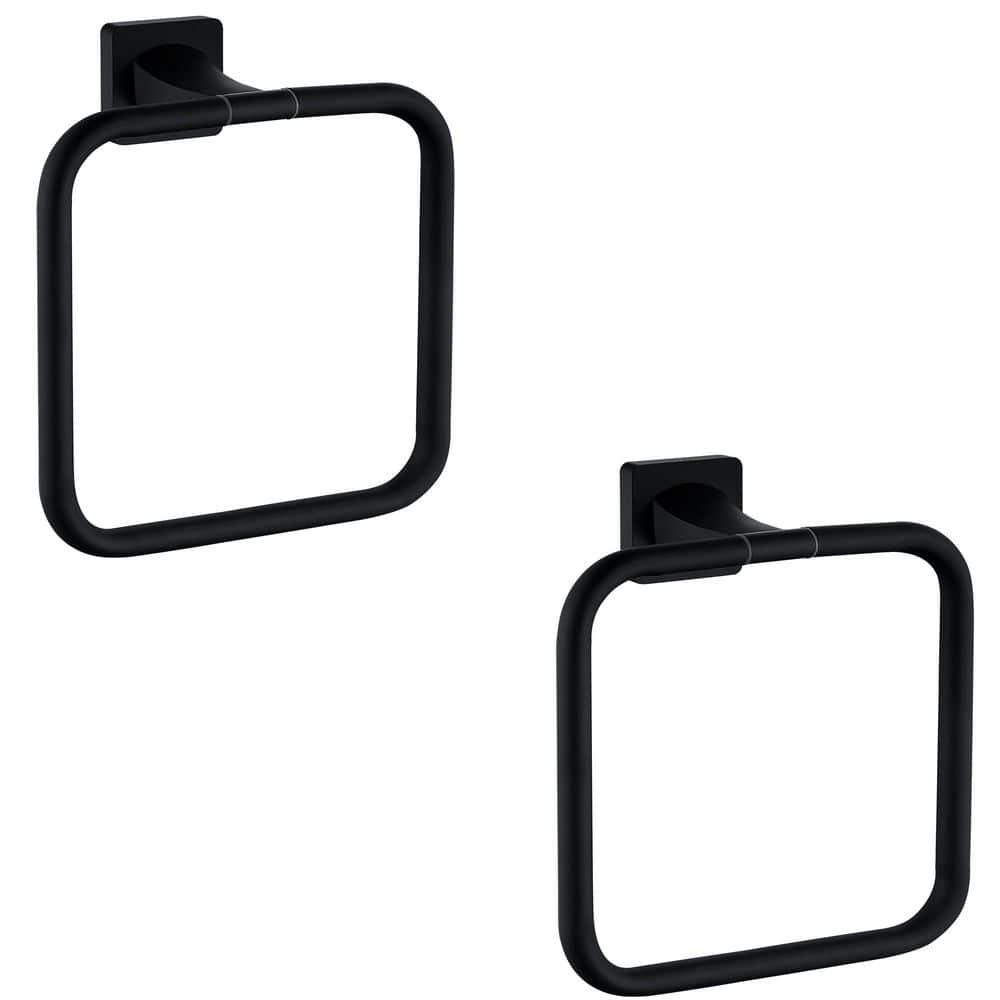 ATKING Bath Wall Mounted Towel Ring Hand Towel Holder in Spot Resist ...