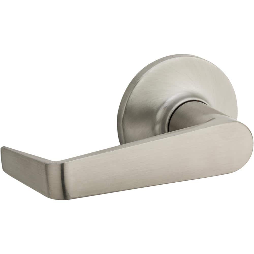 Kwikset Carson Satin Nickel Round Half Dummy Reversible Door Handle ...