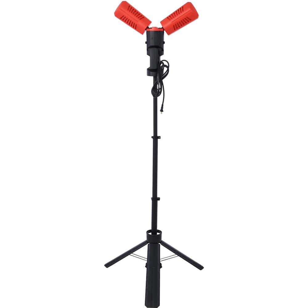Tidoin 120-Volt 10000 Lumens Adjustable Height LED Corded Work Light GH ...