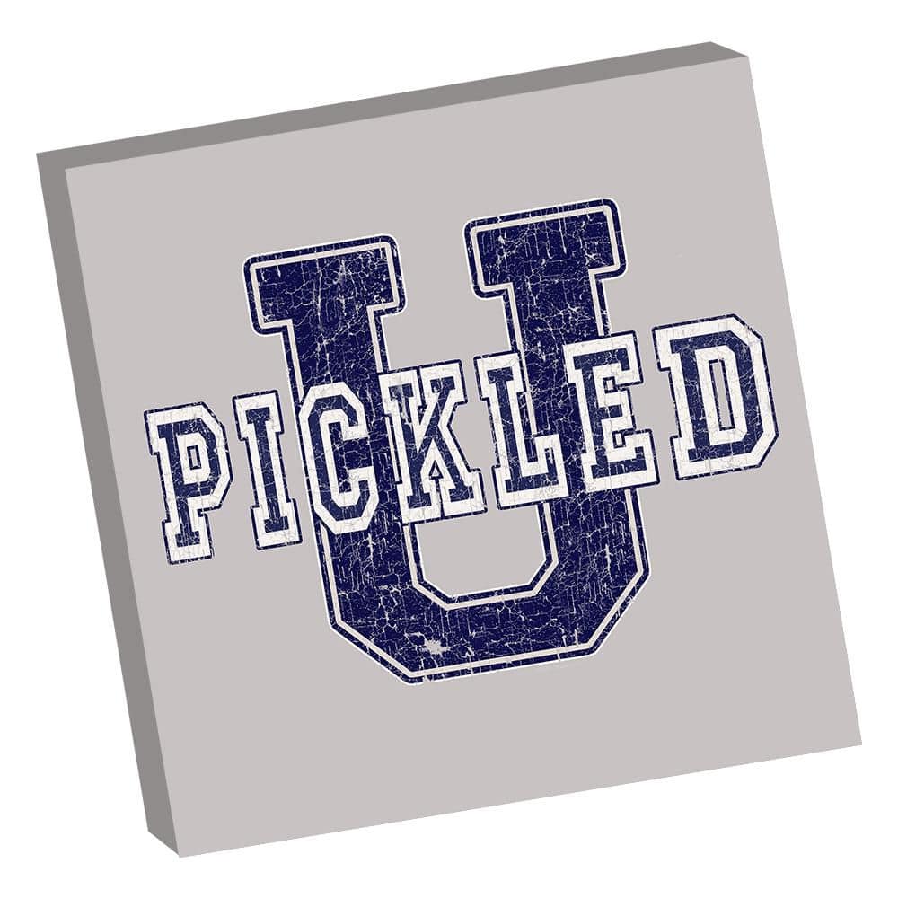Pickleball Varsity Pickled U by Grotto Studios 1-Piece Unframed Graphic ...
