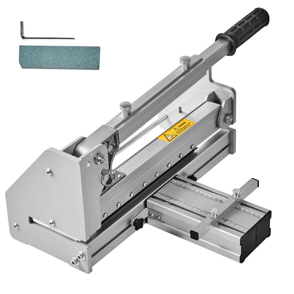 SKYSHALO Floor Cutter 13 in. Tile Cutter 0.47 in. Cutting Depth with Steel Blade Effortless and ...