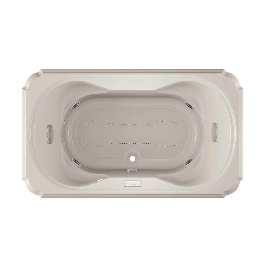 JACUZZI MARINEO SALON SPA 72 in. x 42 in. Rectangular Combination ...